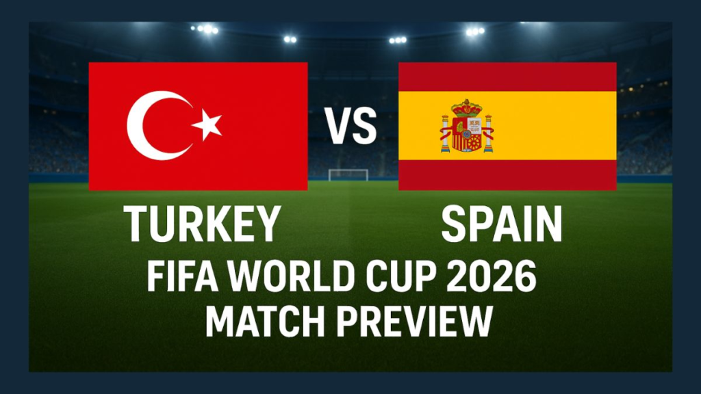 Match Preview - Turkey vs Spain | FIFA World Cup 2026 Qualifier